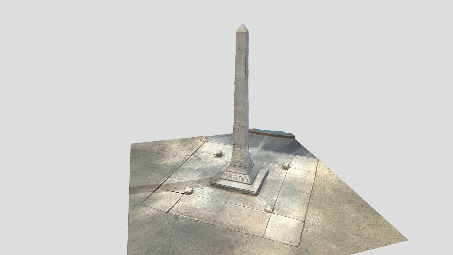 Meriwether Monument - North Augusta, SC - Download Free 3D model by ...
