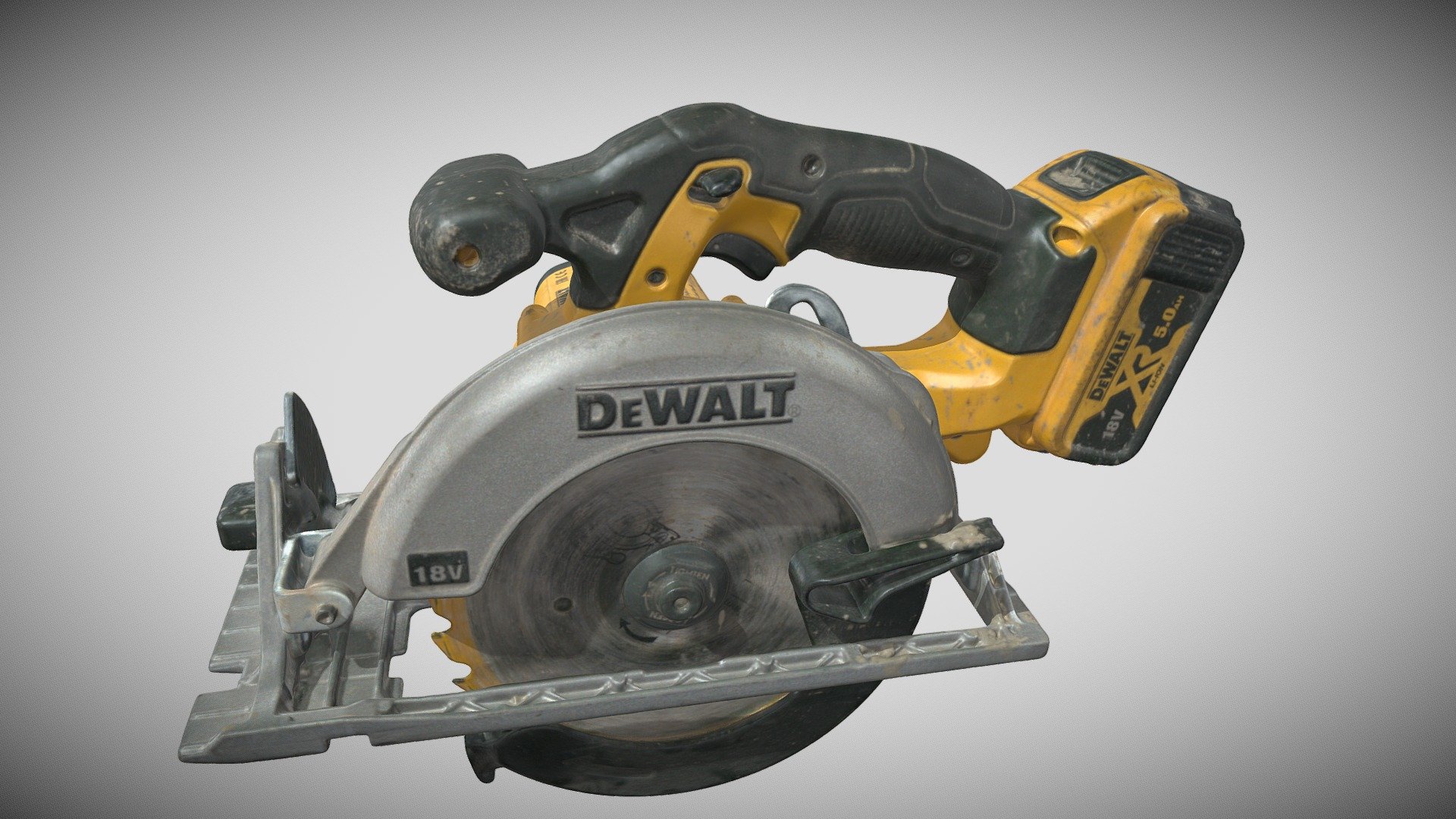 DeWalt Circular saw - 3D model by Punktasky [8b30ad2] - Sketchfab