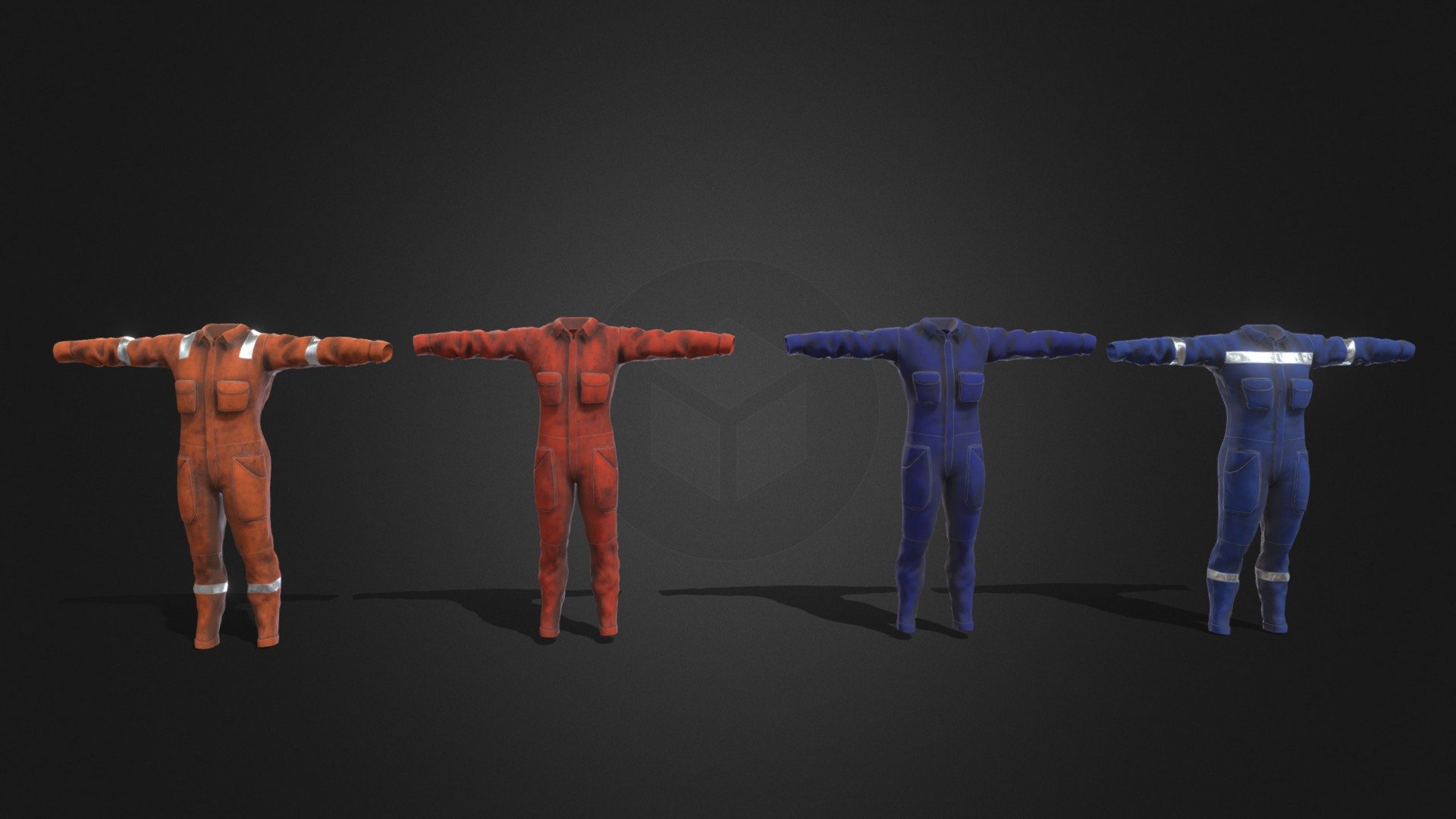 PPE_ Suits_V2 - 3D model by R1CH4RD [8b30c63] - Sketchfab