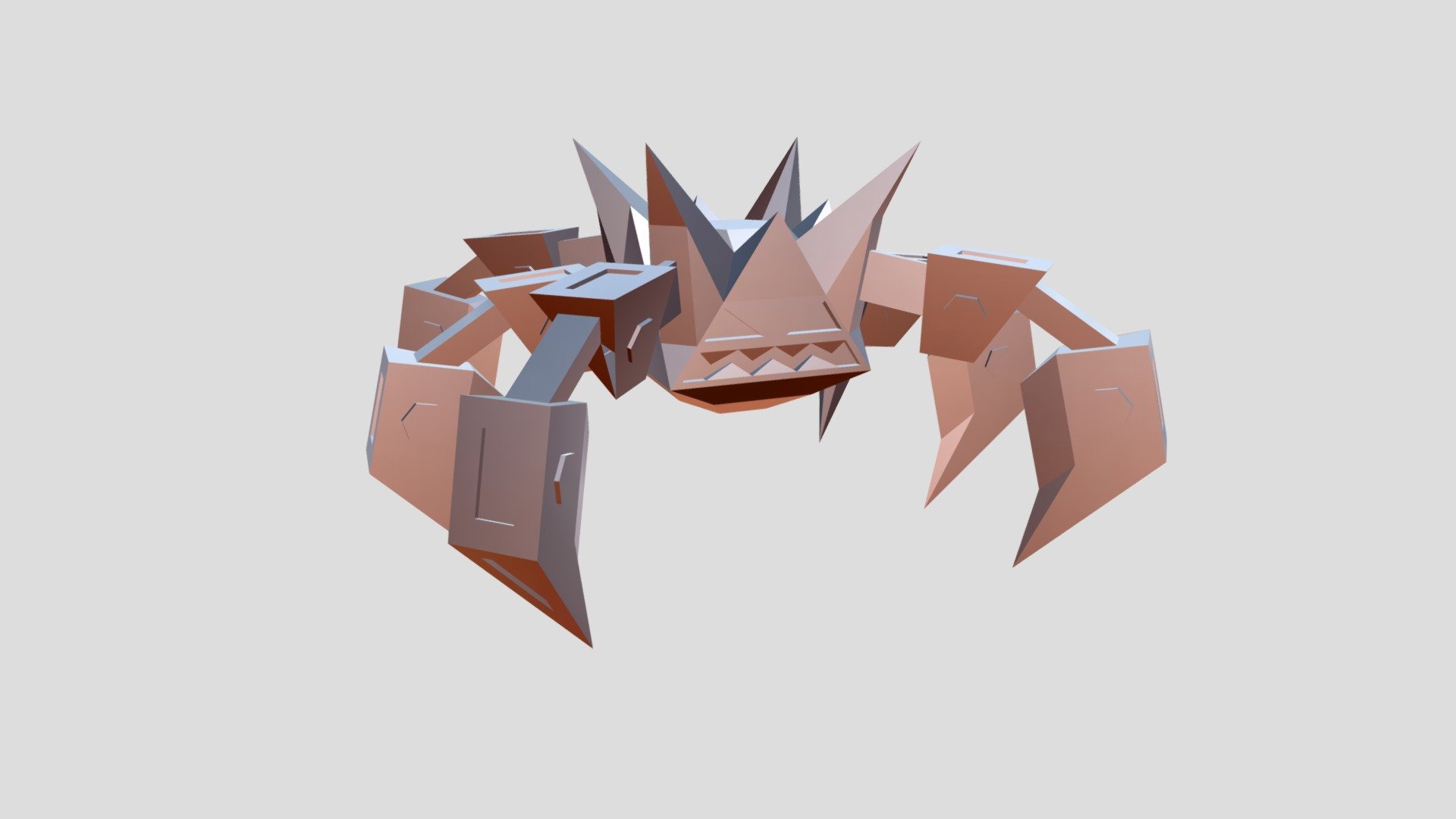 Spider King Bot - Download Free 3D model by Trockk (@Timrockk) [8b31685 ...