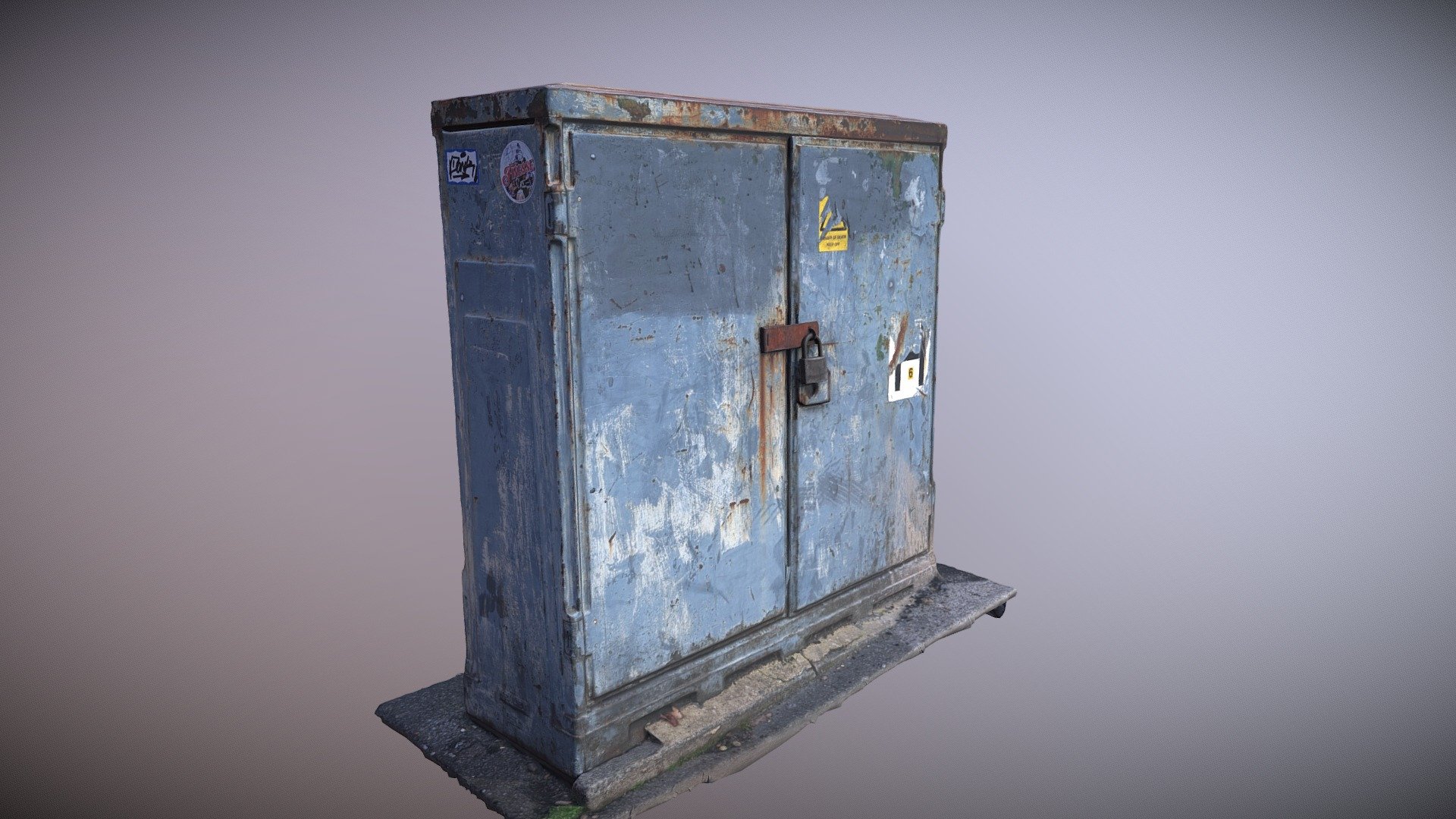 Street Utility Box - 3D model by CRennie [8b33052] - Sketchfab