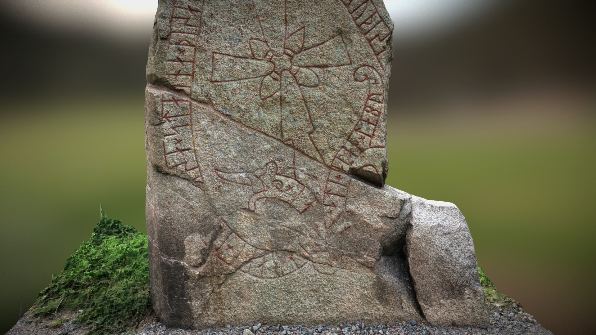 Runestone#25 - 3D model by johanh (@callezetter) [8b33551] - Sketchfab