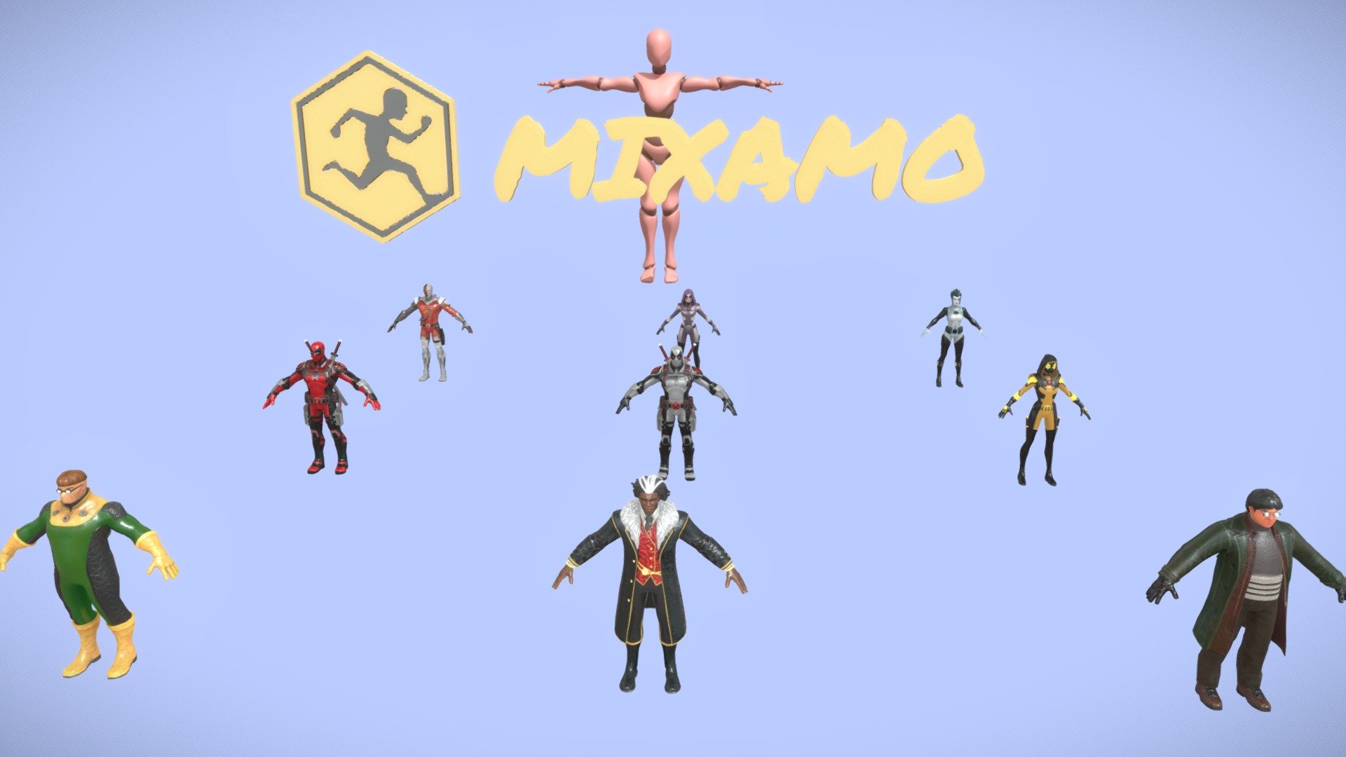 Marvel Heros Pack 5 - Buy Royalty Free 3D model by Hero Craft ...