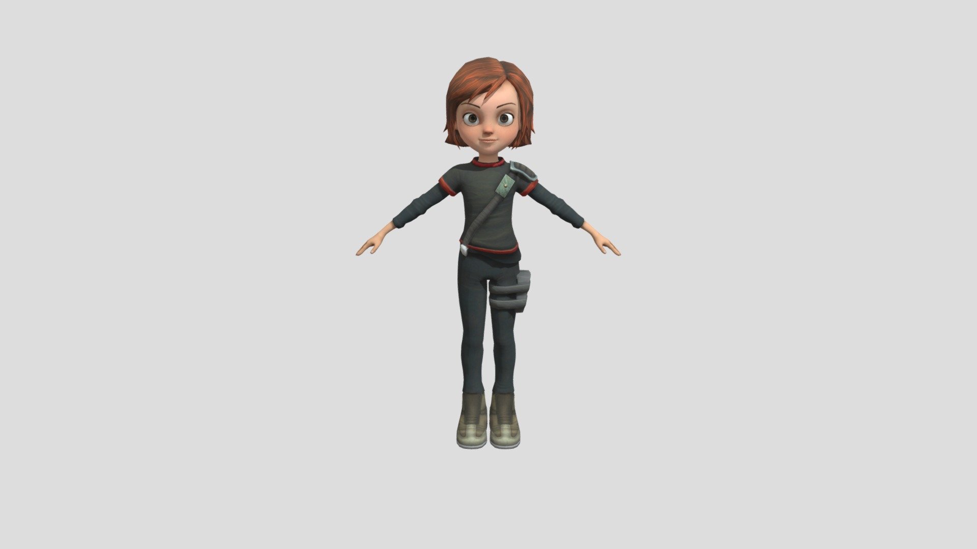 Penny (Bolt Disney) FBX Rig Mixamo - Download Free 3D model by ...