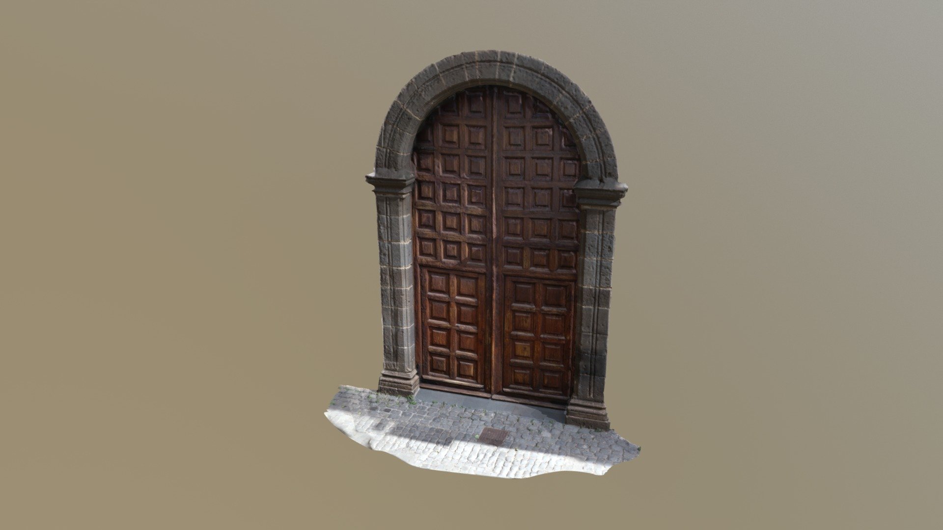 Puerta del Monasterio Santa Clara - 3D model by Axel Lubong ...