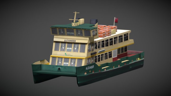 Ferries 3D models - Sketchfab