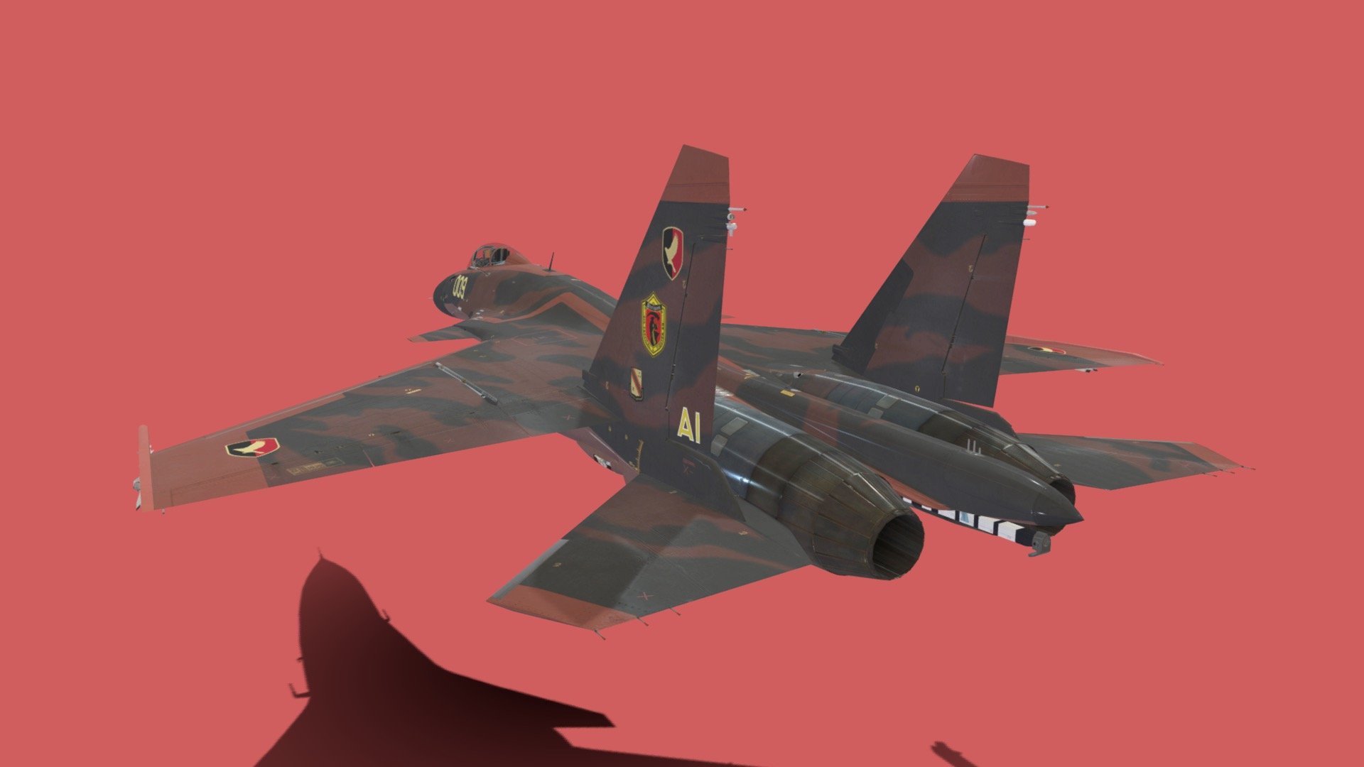 Su-33 - 3D model by jzmhhhhh [8b39c44] - Sketchfab
