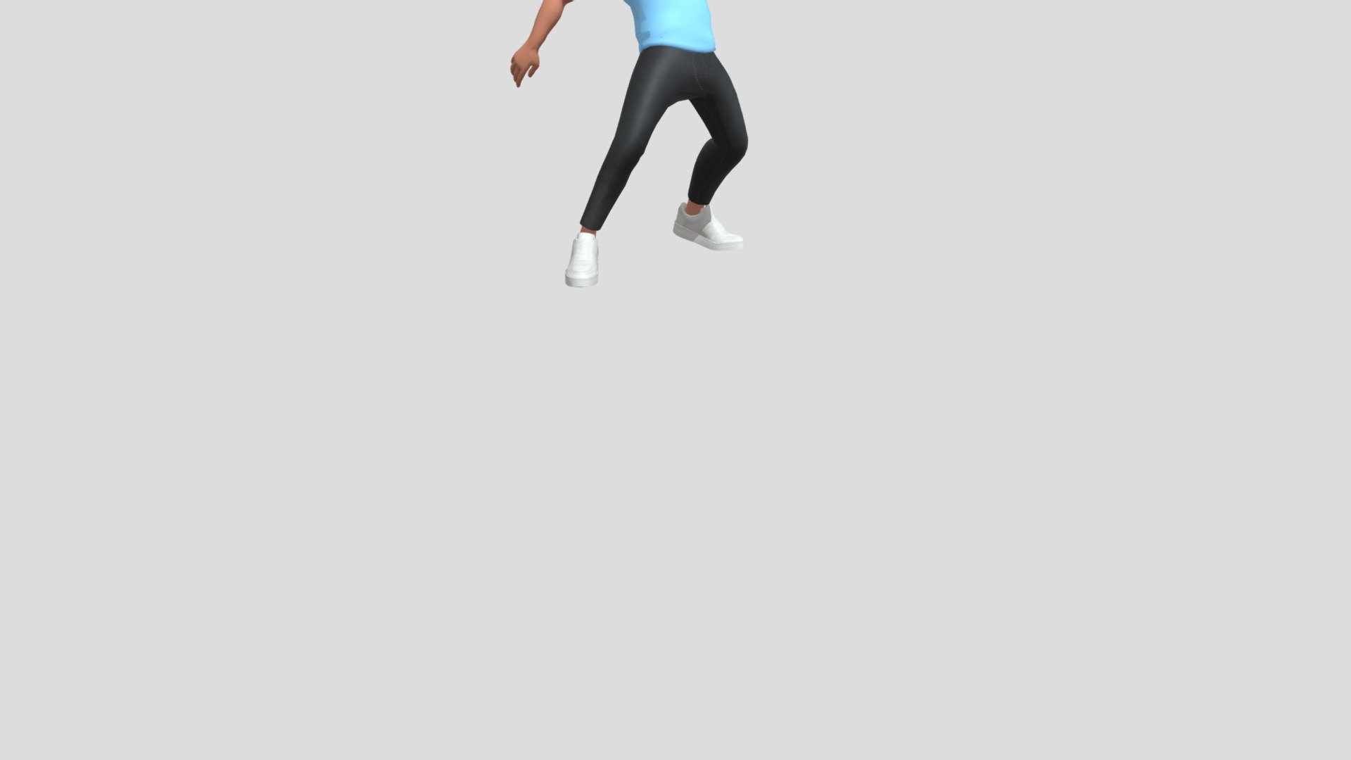 Using Technology Better High Jump Pose (1) - Download Free 3D model by ...