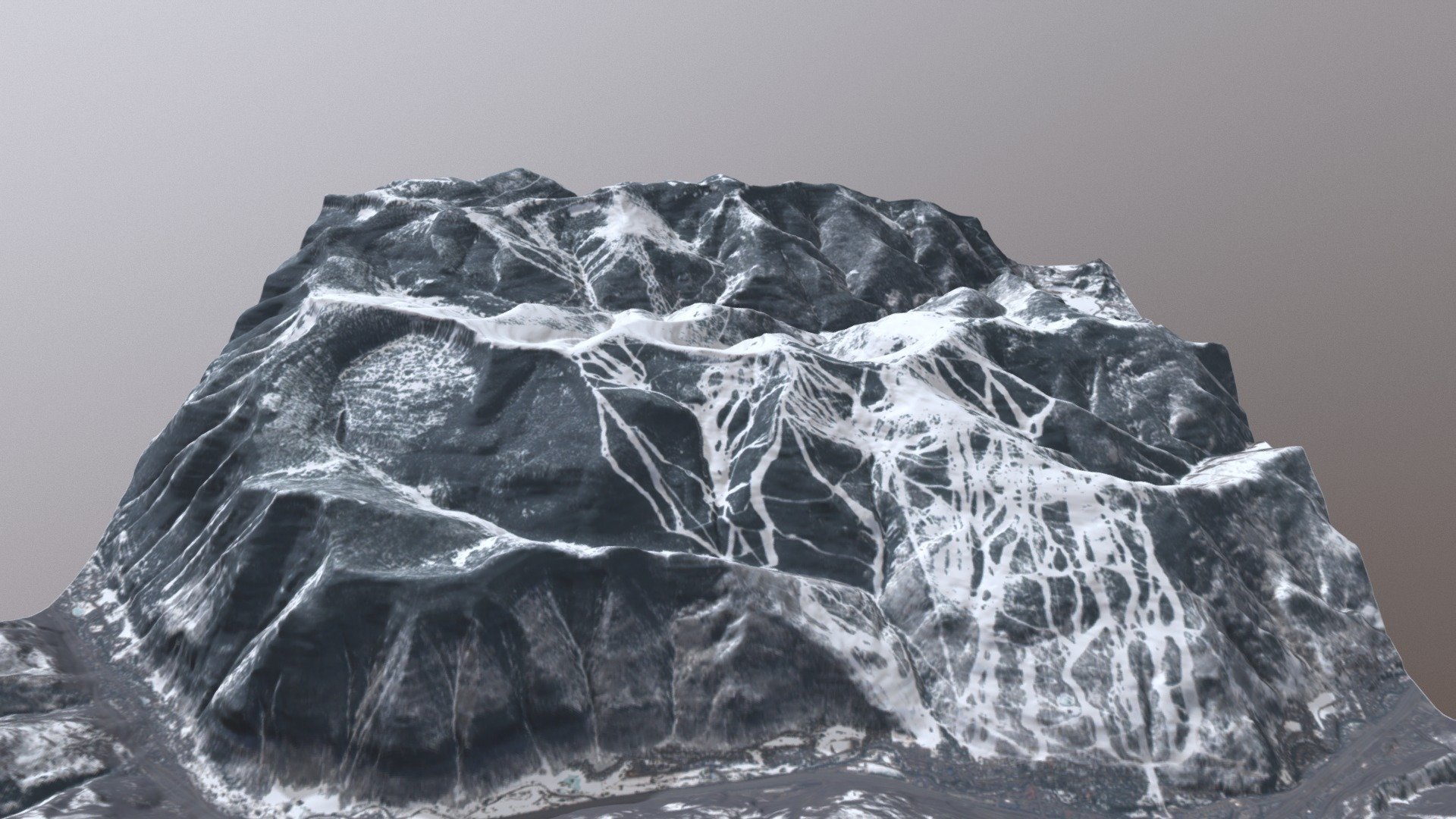 Vail, Colorado - Winter Map (1:50,000 Scale) - 3D model by smartmAPPS ...