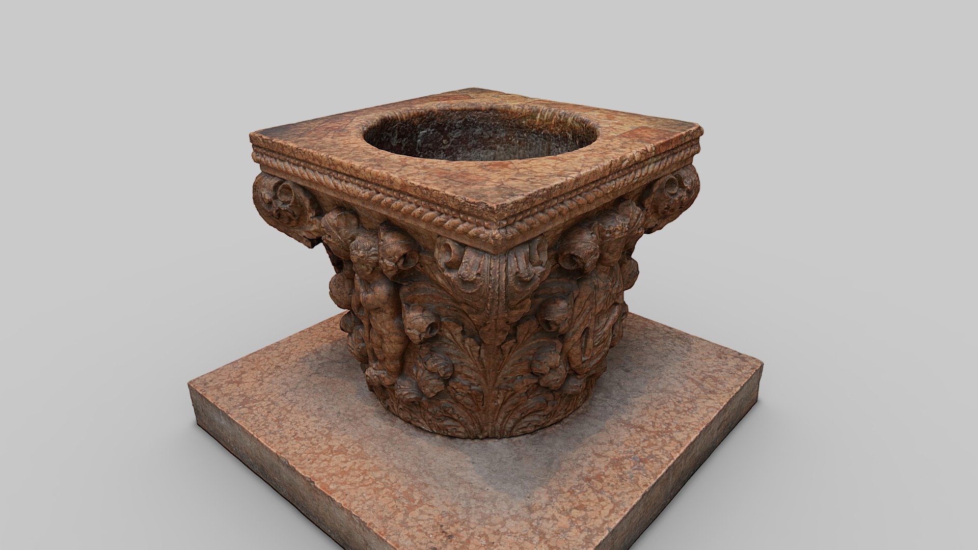 Bartolomeo Buon Well Head - 3D model by artfletch [8b402a4] - Sketchfab