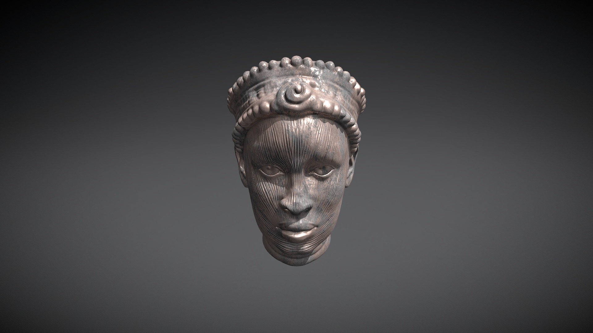Ife Bronze Head Study - 3D model by Joyce Lau (@joycelau) [8b46f73 ...
