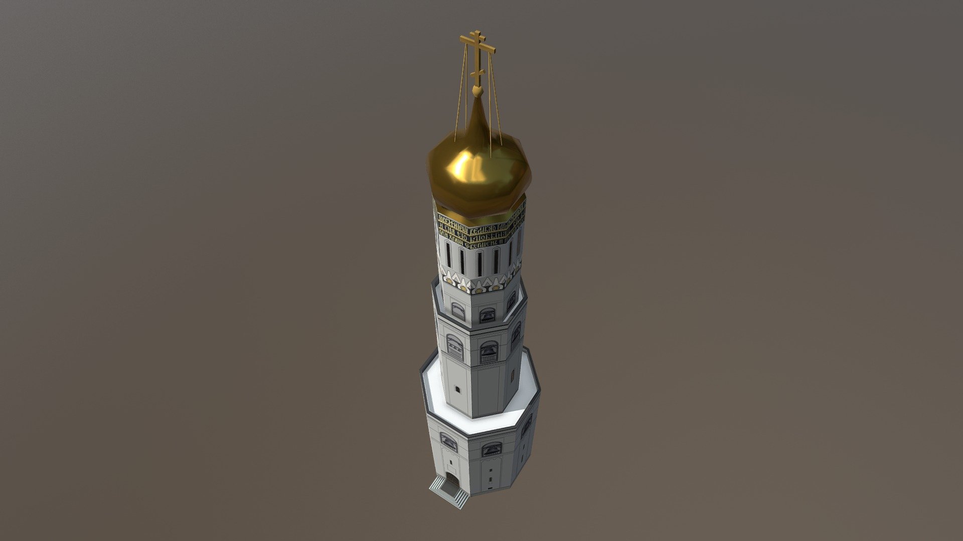 Ivan the Great Bell Tower (Kremlin) - 3D model by Teksel [8b47ae8 ...