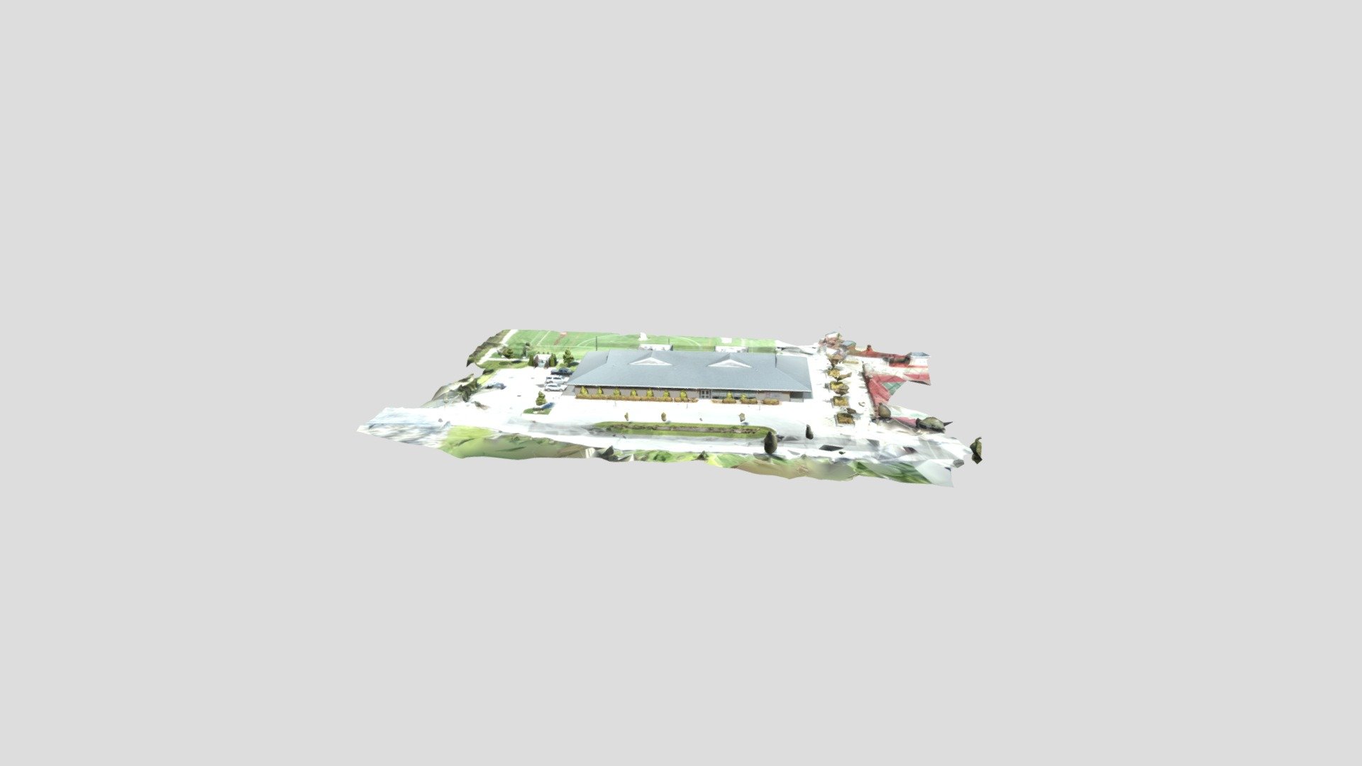 Sports Building Model 2 - 3D model by agerber2 [8b4841a] - Sketchfab