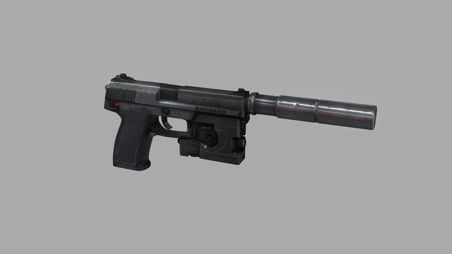 FPS Guns 4K - Pistol 4 - Buy Royalty Free 3D model by Heart State Games ...