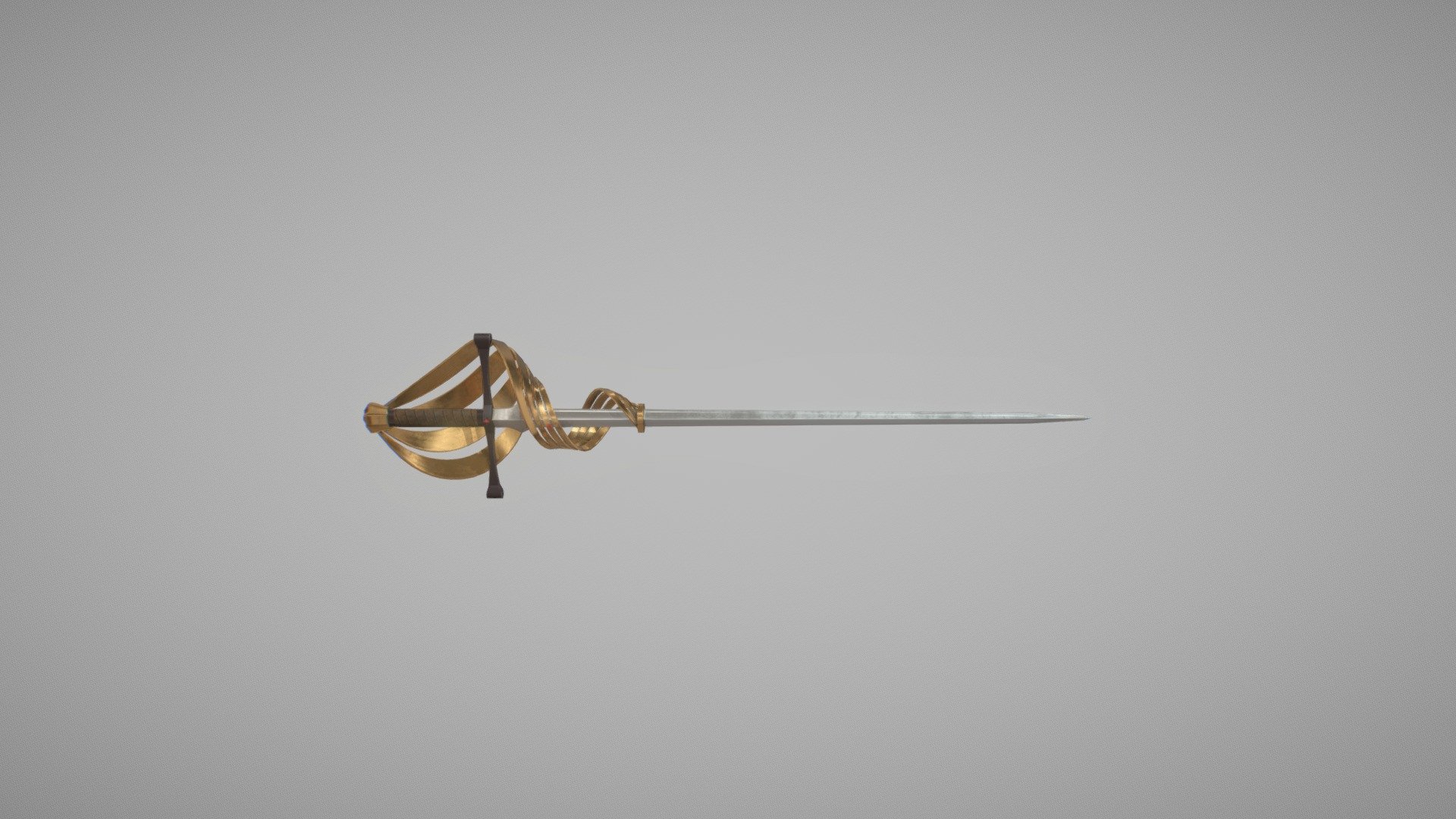 Ornamental / Fantasy Rapier - Download Free 3D model by InfiniteMoose ...
