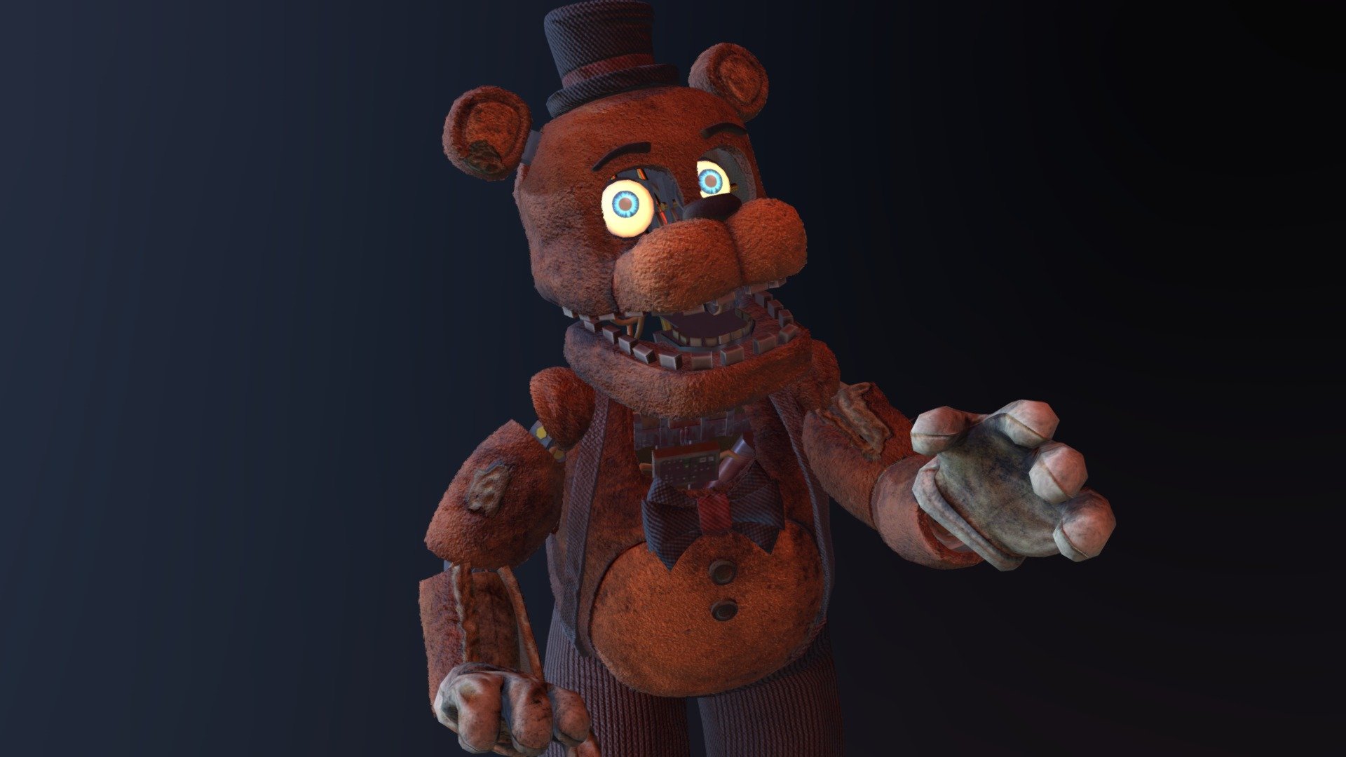 Gen 1 Freddy, 1987 - (FNAF Rewritten 87) - Download Free 3D model by ...