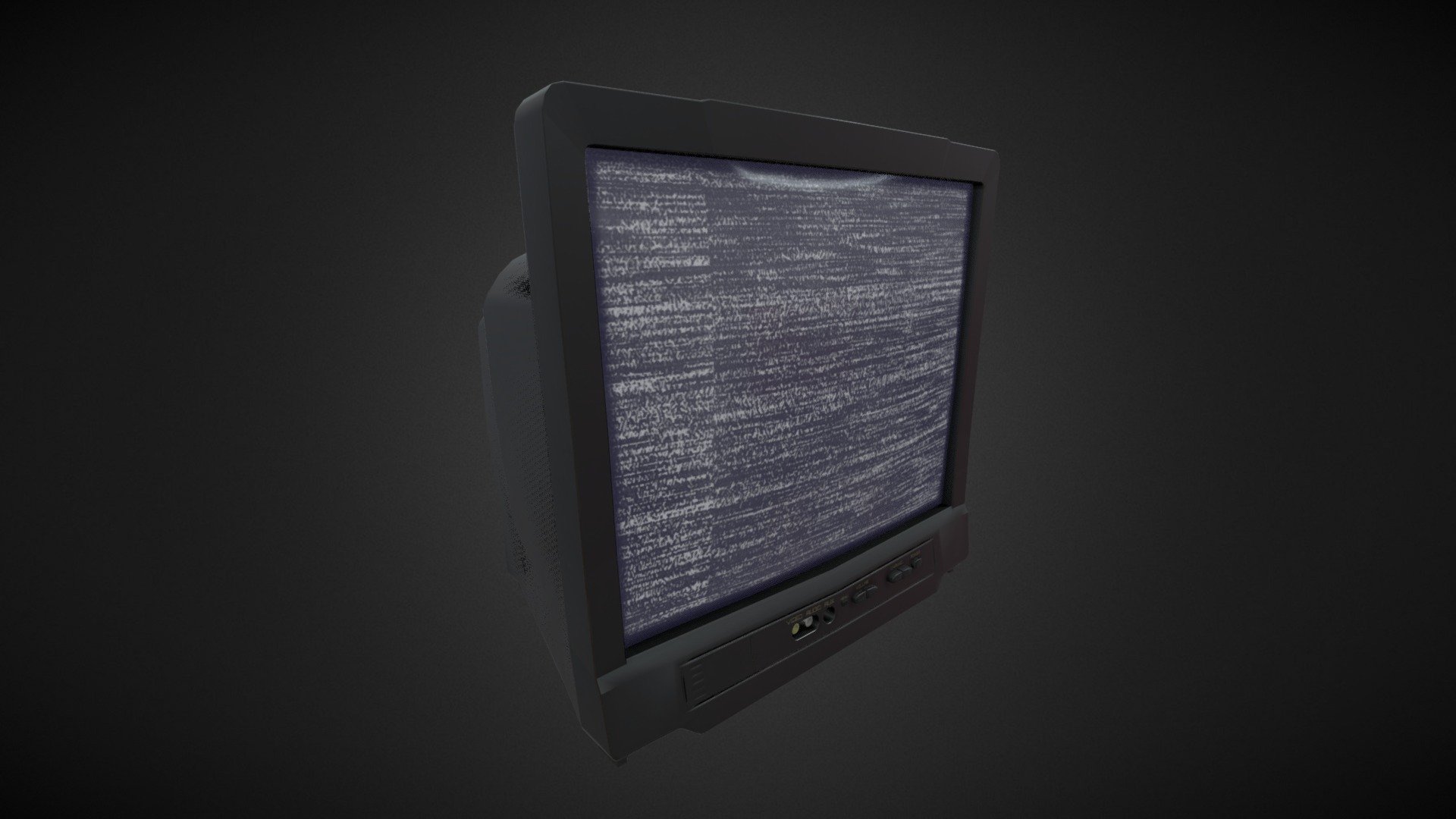 Cathode Ray TV - Download Free 3D model by Ian Gibb (@slyguy) [8b49b87 ...