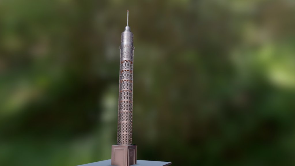 Cairo-tower - 3D model by Medeixo [8b4a412] - Sketchfab