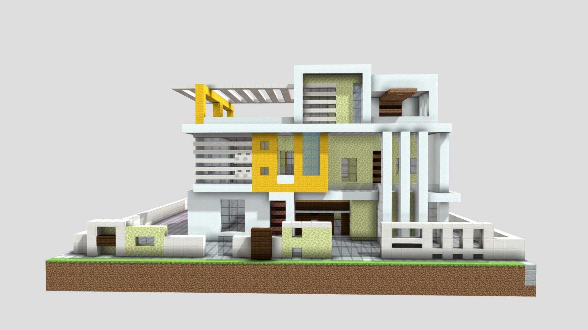 Minecraft Modern House - Download Free 3D model by jar (@jar9th ...