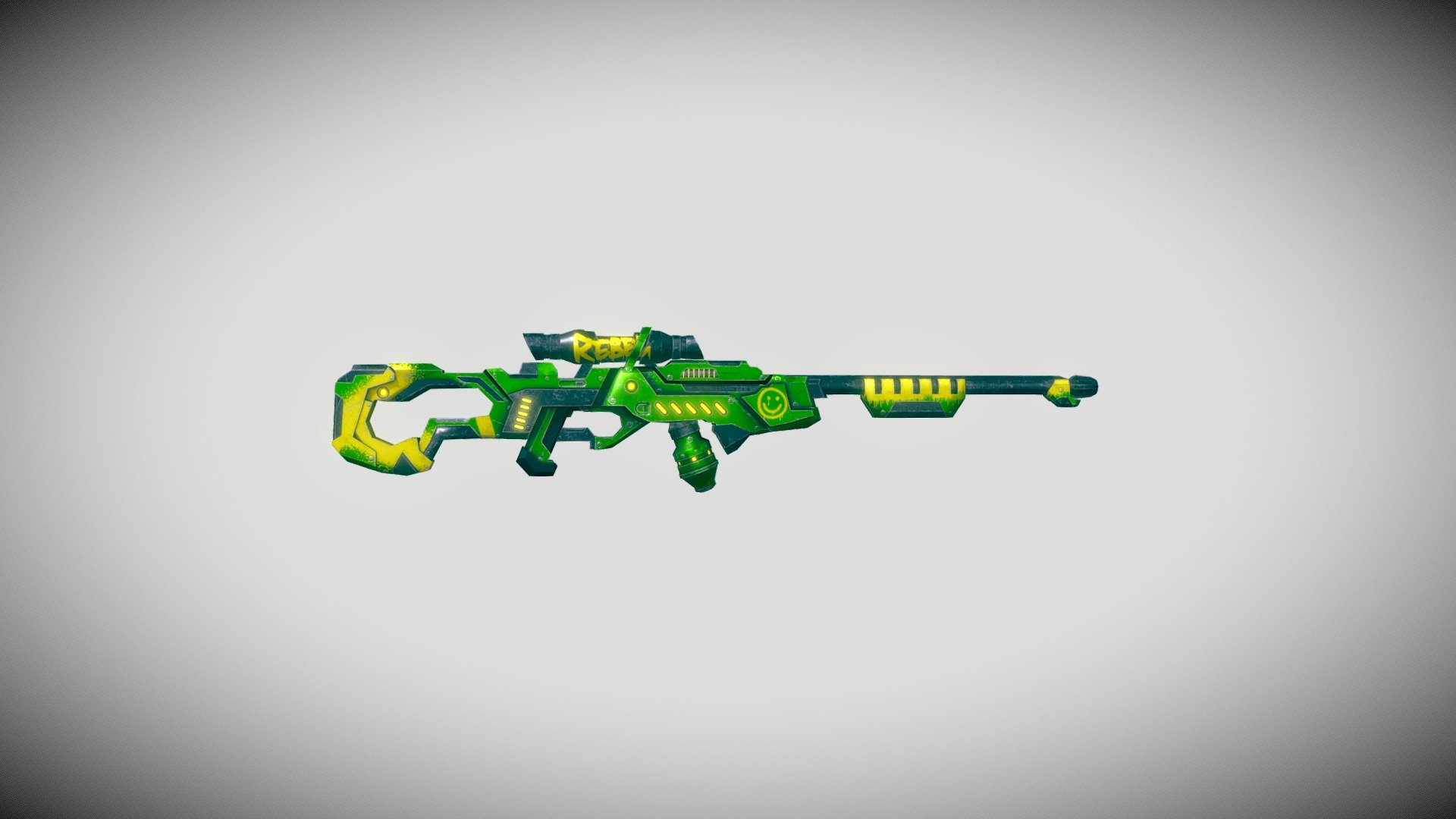 Cool Gun - 3D model by SoBuild [8b4c70c] - Sketchfab