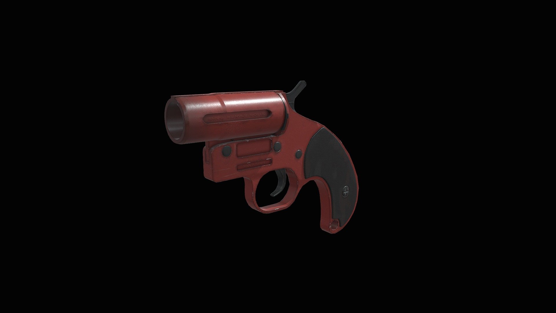 GAME READY FLAREGUN - 3D model by Emir Ocal (@emirocal) [8b4c8f3 ...