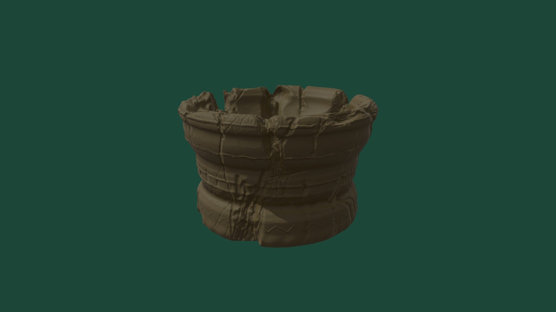 Pot Low Poly - 3D model by MadBurBur [8b4db9e] - Sketchfab