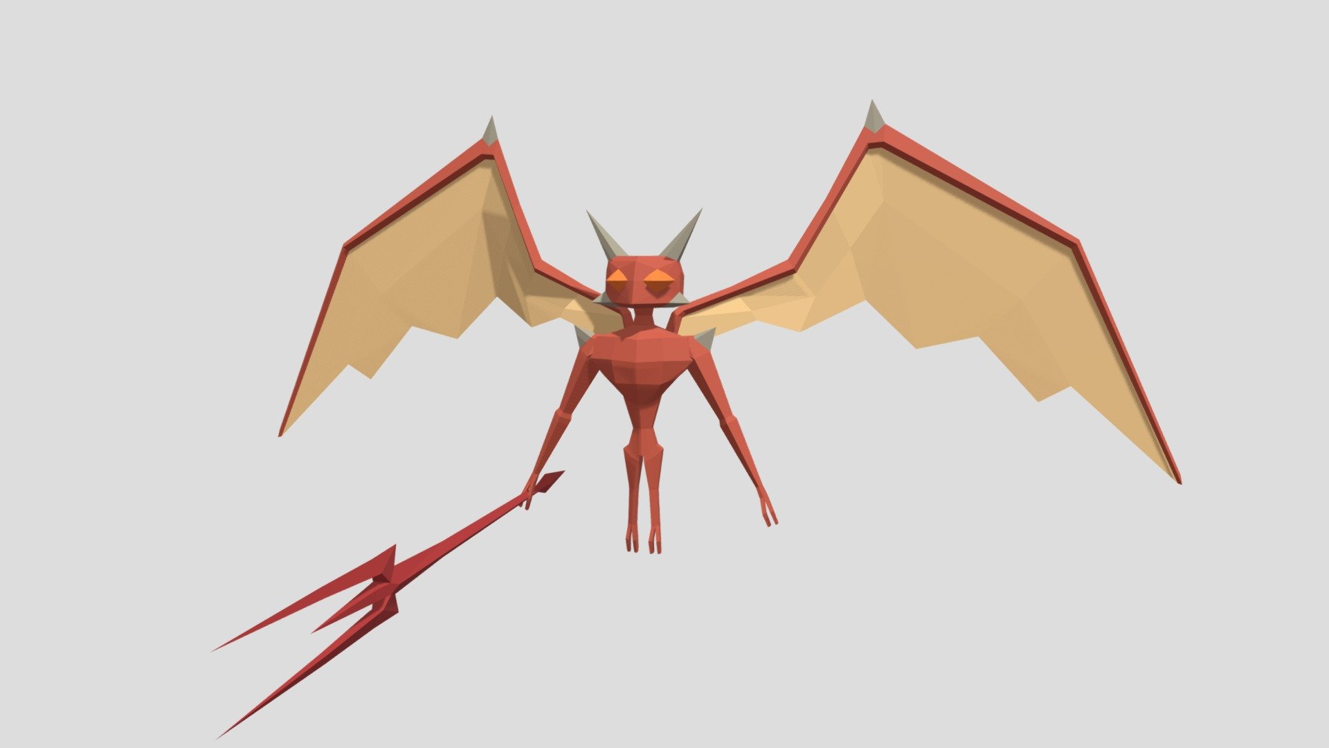 Flying Imp - Download Free 3D model by Alexander Leth (@alexanderleth ...