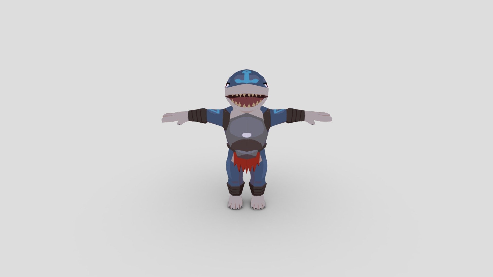 Dungeon Explorers - Bearshark Boss - 3D model by paulazanotelli ...