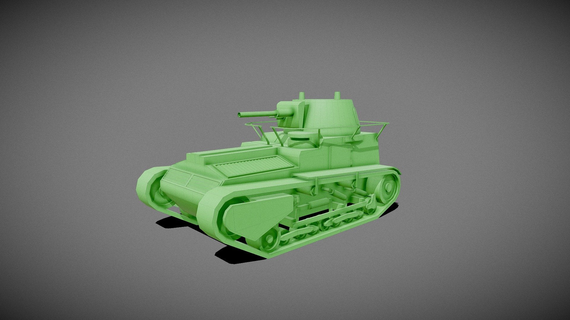 Leichttraktor (Vs.Kfz.31) Tank Base Mesh - Buy Royalty Free 3D model by TankStorm [8b5094d ...