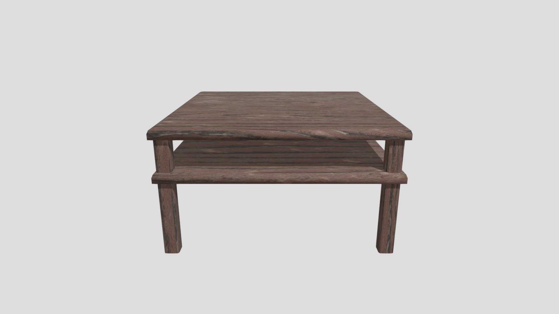 basic wooden coffee table - Download Free 3D model by Kalabaris ...