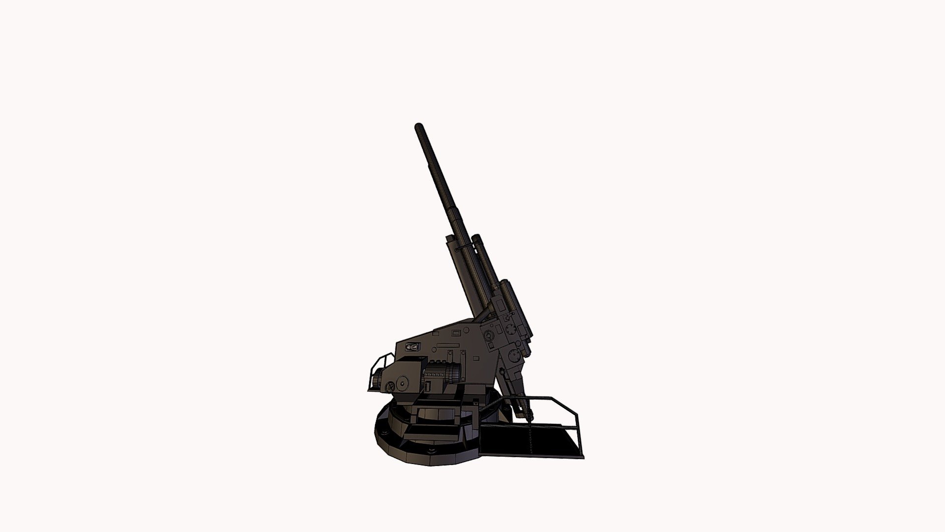 Flak40 128MM - Download Free 3D model by Djeekob [8b5284d] - Sketchfab