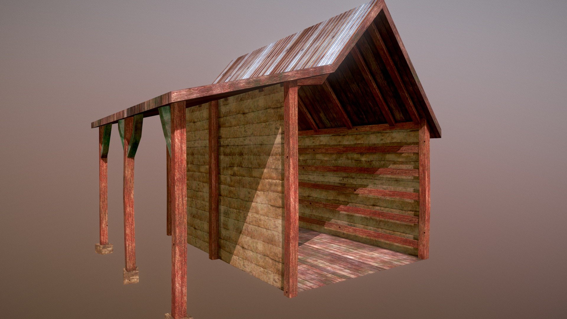 Low Poly Building - 3D model by nedkovberkant [8b55b12] - Sketchfab