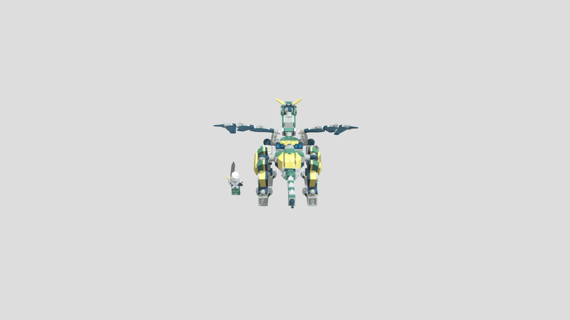Robo Dragon - 3D model by RebelliousRobot [8b56ec5] - Sketchfab