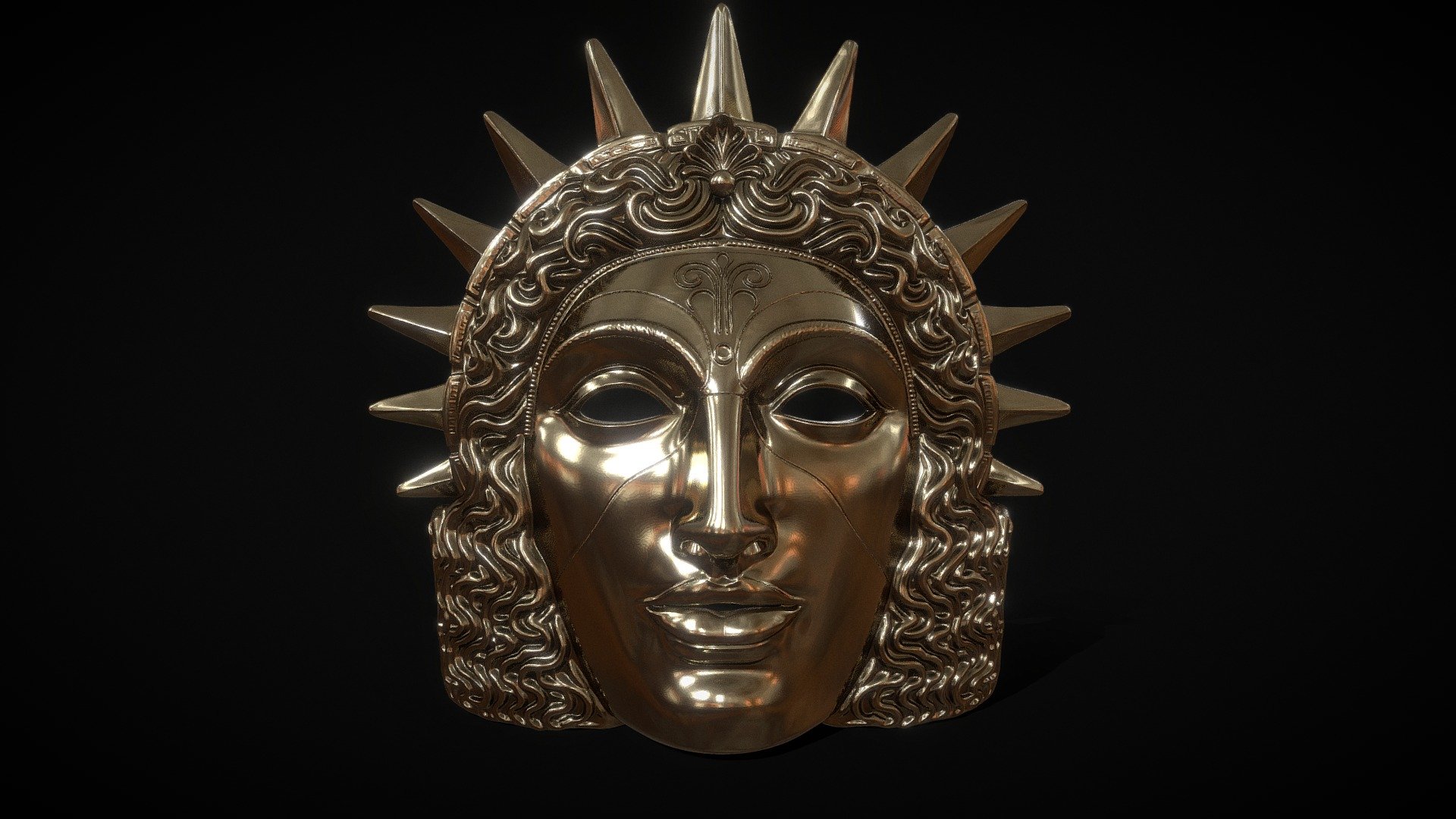 Helios mask II - 3D model by Omassyx [8b56ee1] - Sketchfab