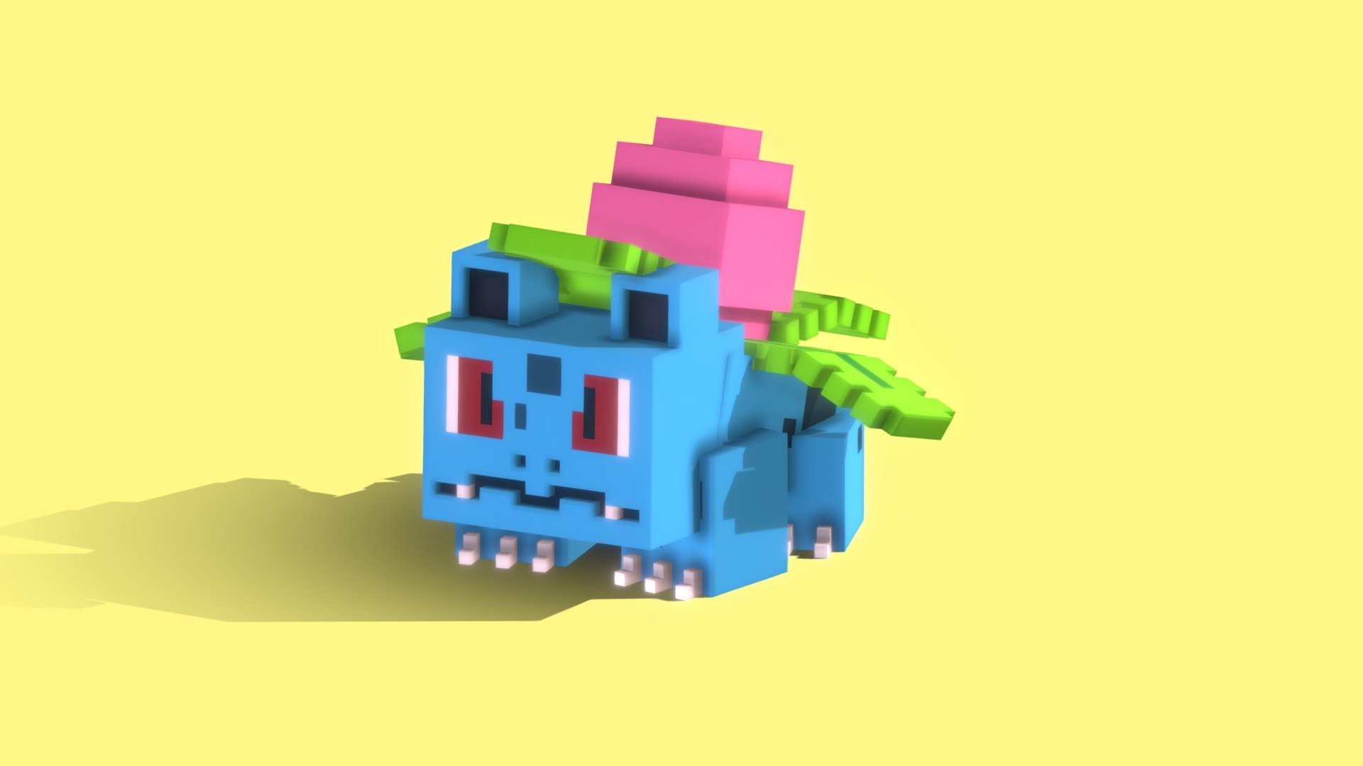 002 - Ivysaur - Download Free 3D model by Business boy (@Baboyo ...