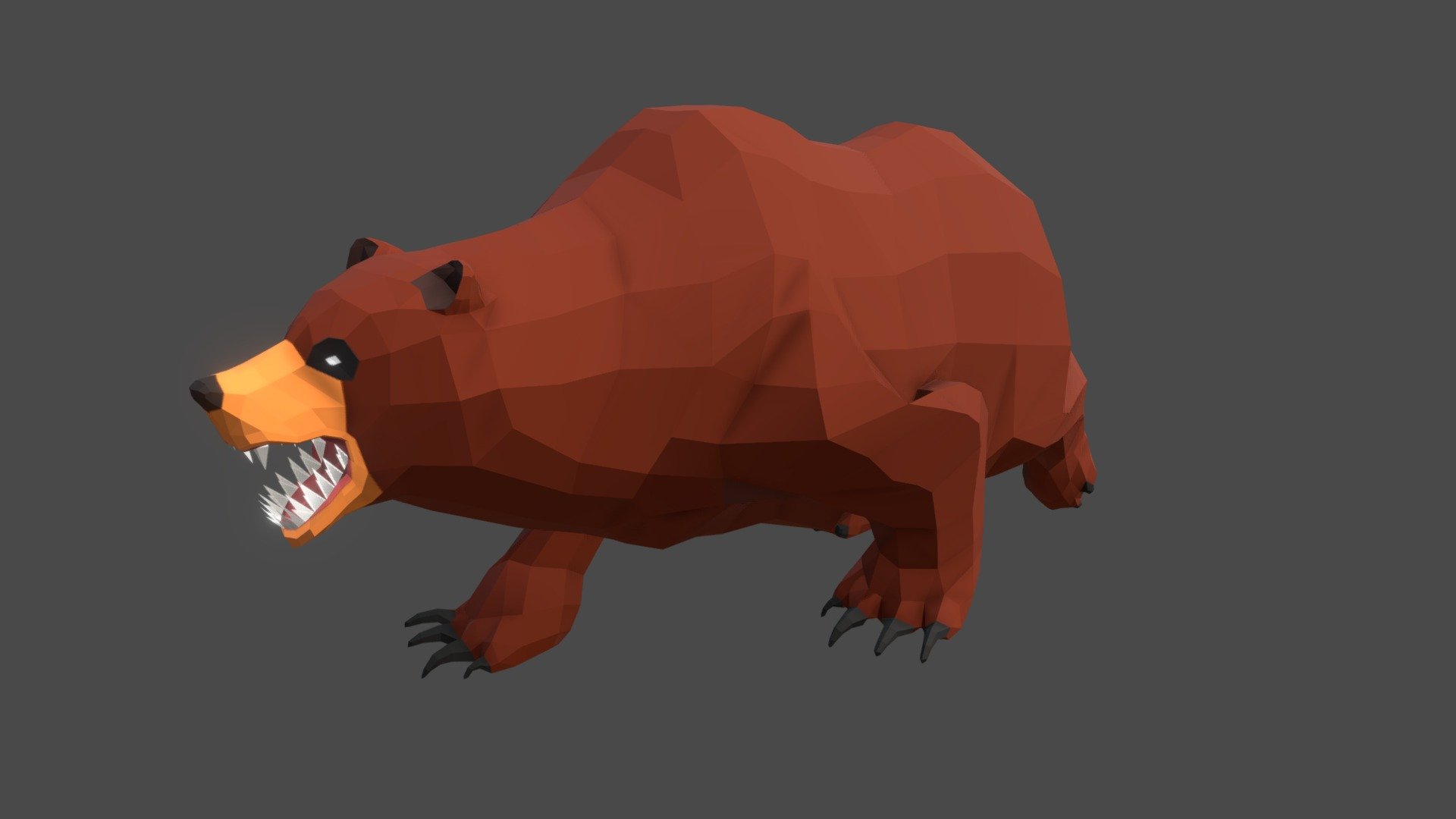 Bear Combat Walk - 3D model by josluat91 [8b59a69] - Sketchfab