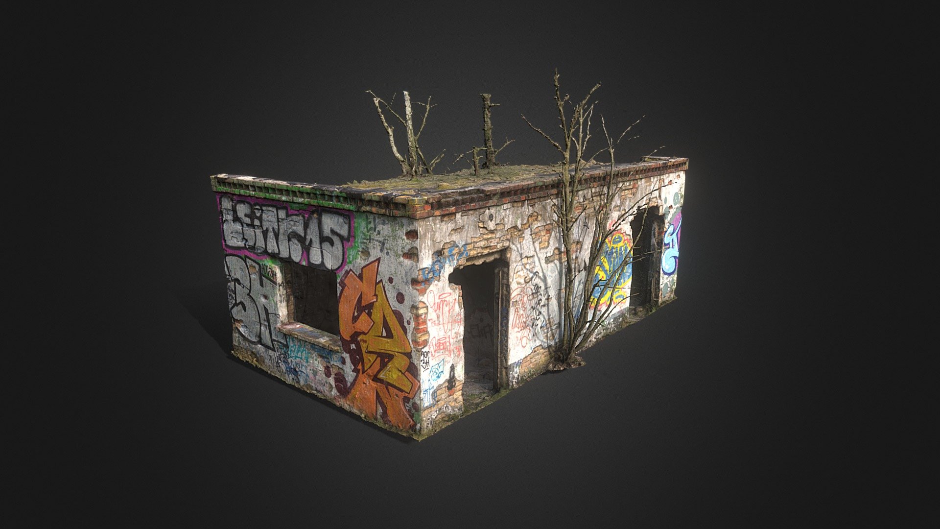 Old House | Ruin | Photoscan Asset - Download Free 3D model by P_4_N_D ...