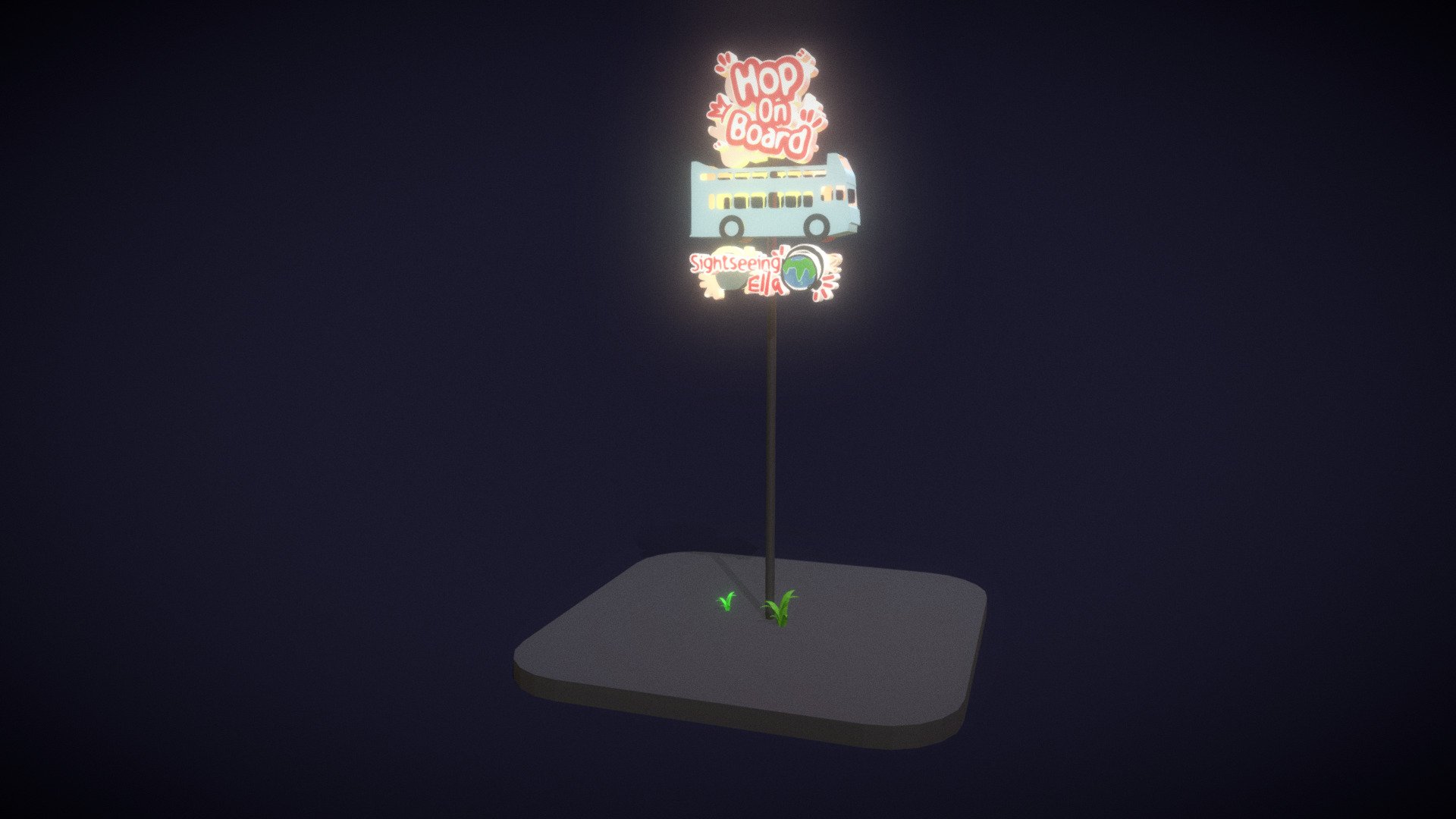 Ravana Tours Name Board - 3D model by bihanz [8b5c4c4] - Sketchfab