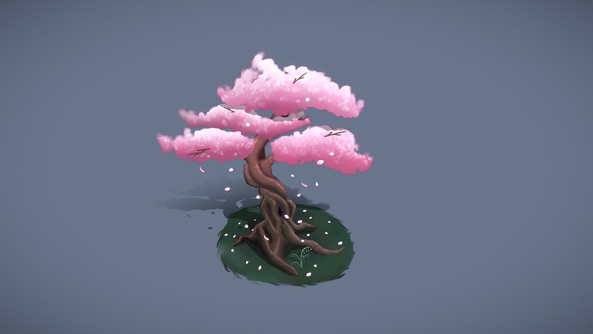 Tree Scene - 3D model by Trikout [8b5d141] - Sketchfab