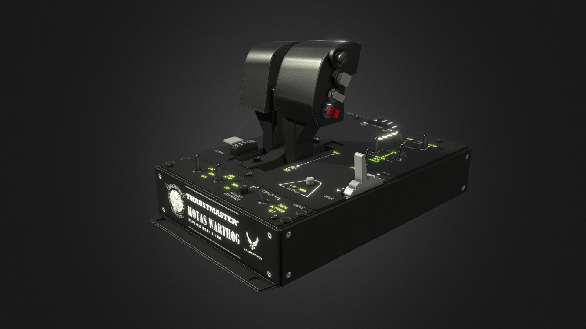 Thrustmaster Warthog Flight Thruster - 3D model by Christian Carter ...