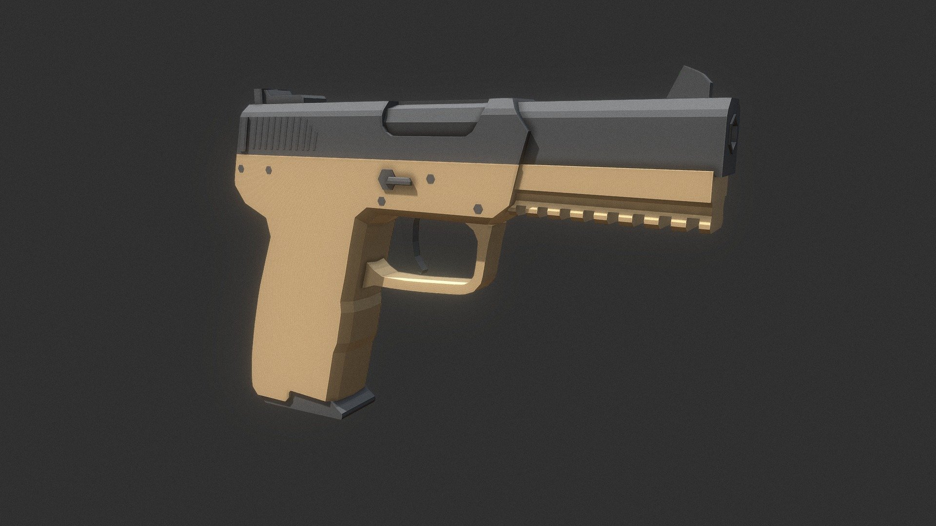 Low-Poly FN Five-seveN - Download Free 3D model by Matrixxy [8b5e7dc ...