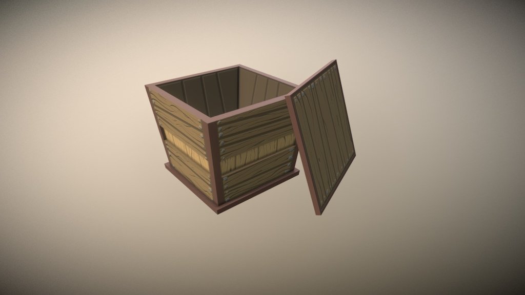 Random Low Poly Crate! - 3D model by AdamHead [8b5e8eb] - Sketchfab
