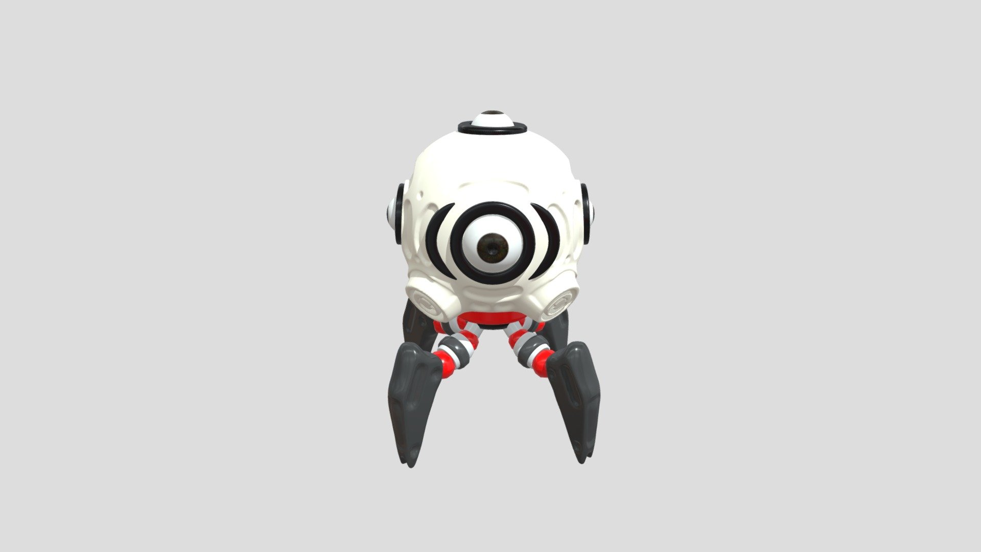 Eyeball mecha v1 - Download Free 3D model by xk [8b5f74b] - Sketchfab