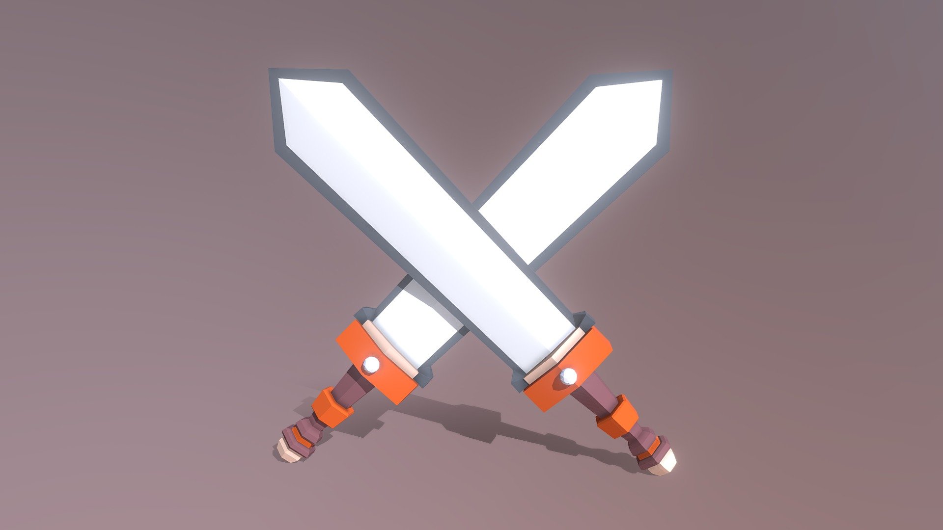Cross Swords - Download Free 3D model by salom (@salom97) [8b61fbf ...