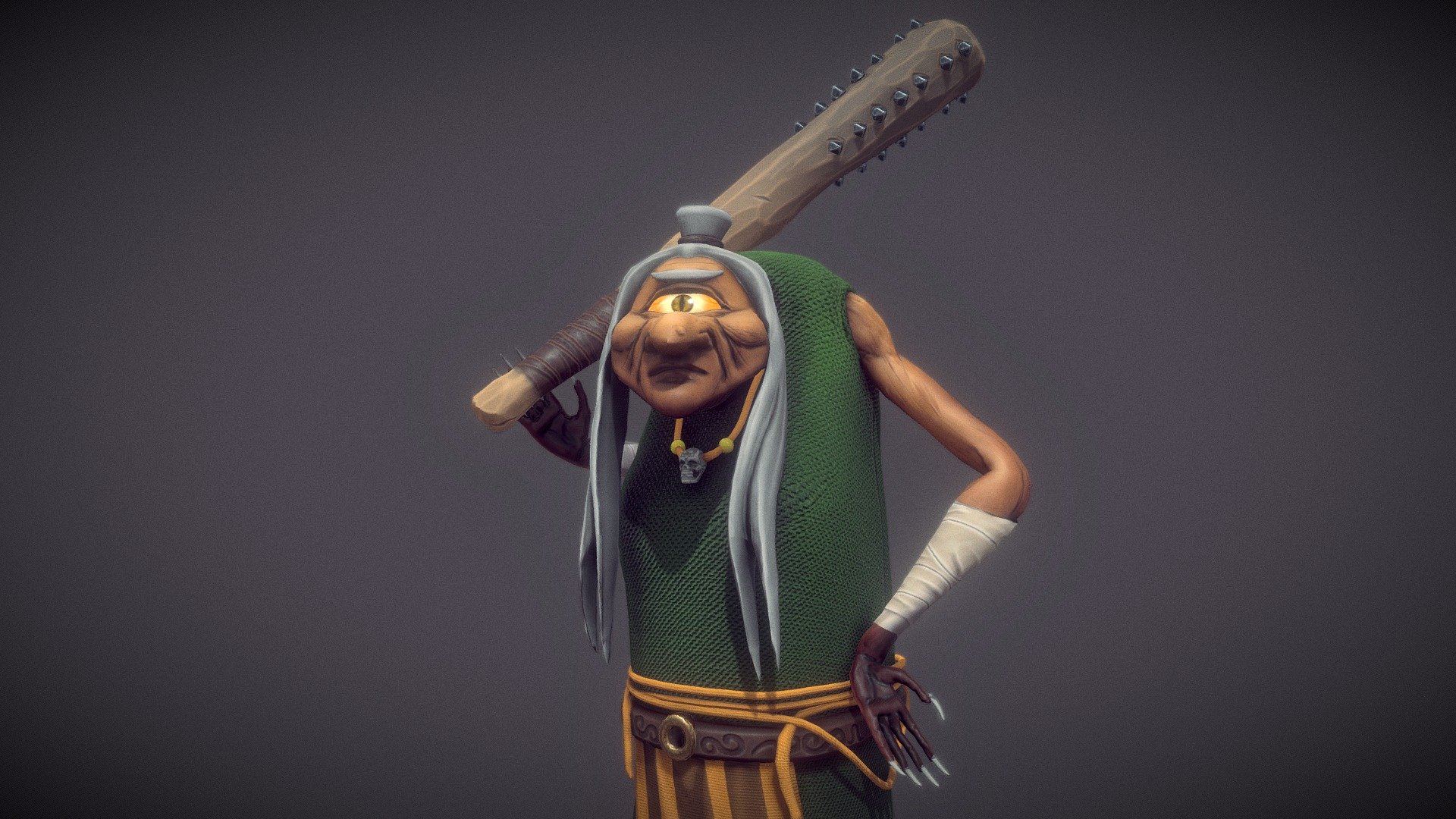 Liho one-eyed - 3D model by Arkadiy (@sony.arkadiy.tysh) [8b628f7 ...