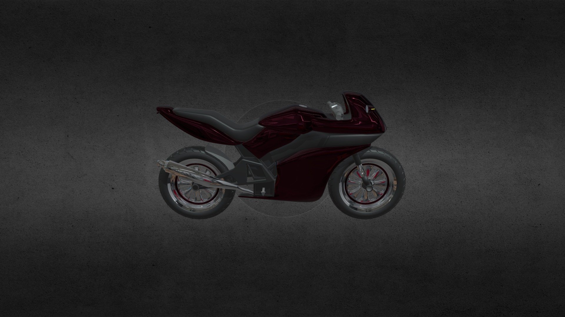 Concept Motorcycle Animated - 3D model by 1TStudio [8b64087] - Sketchfab