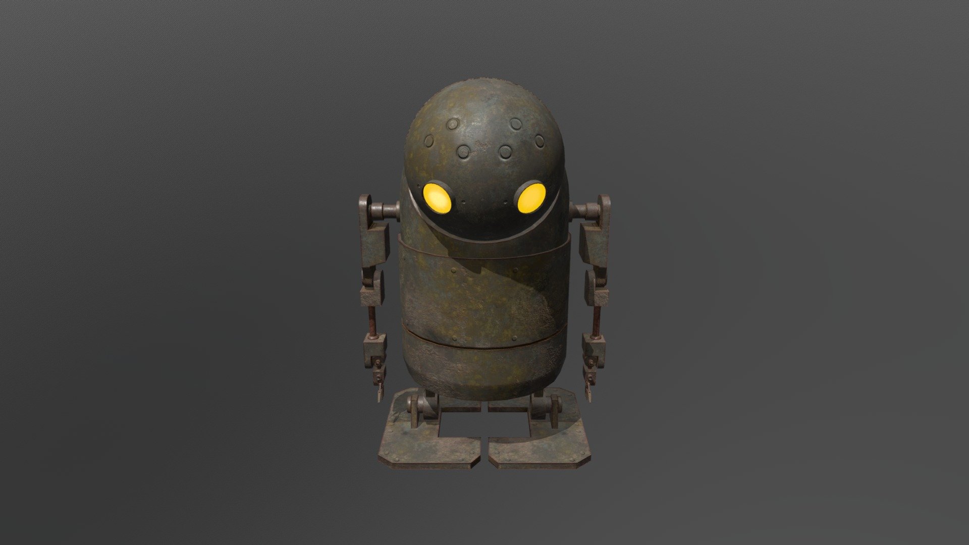 NieR: Automata-robot - 3D model by AlexFox [8b641b9] - Sketchfab
