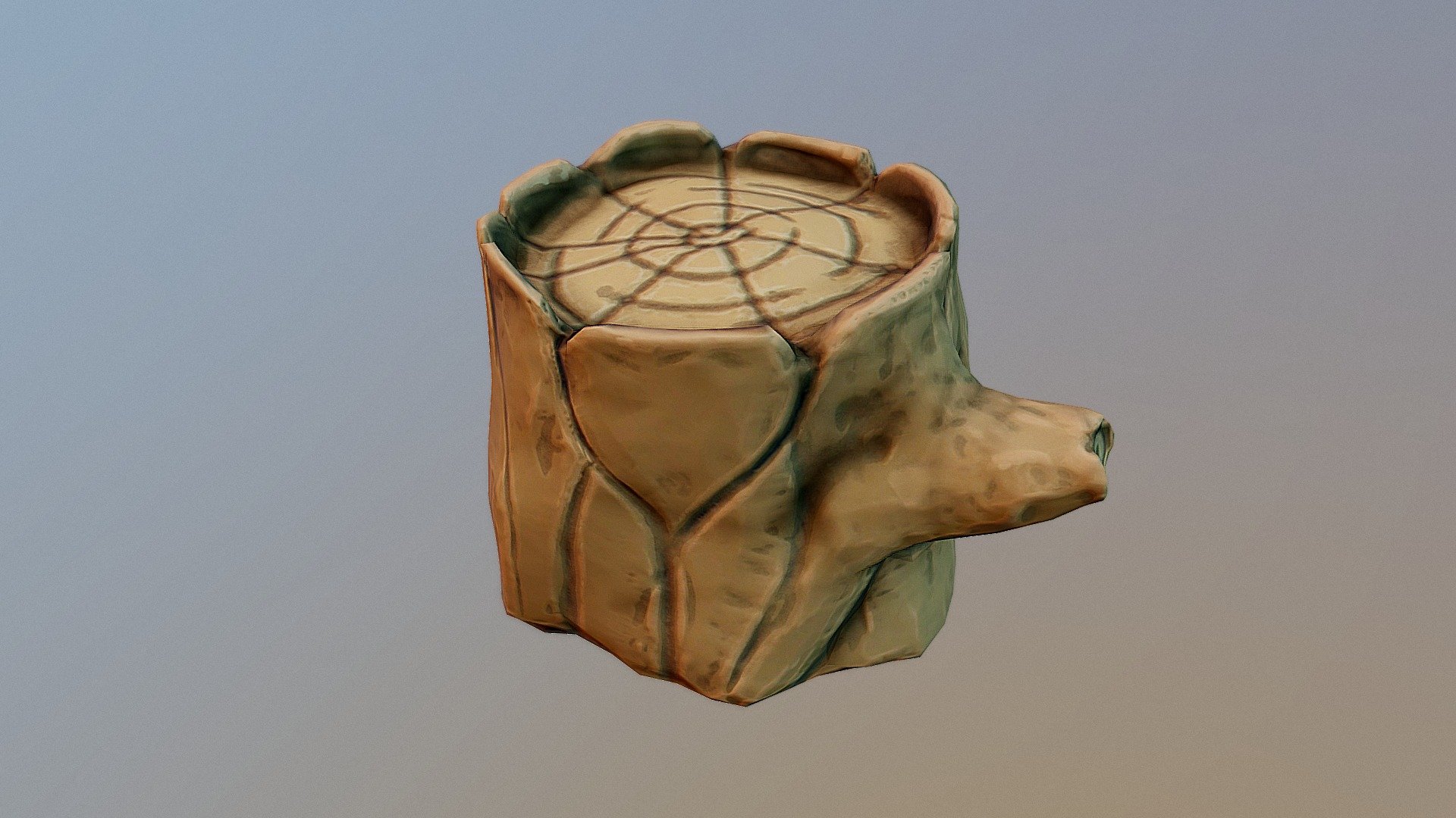 Tree Stump - Stylized - 3D model by GamePoly (@triix3d) [8b64244 ...