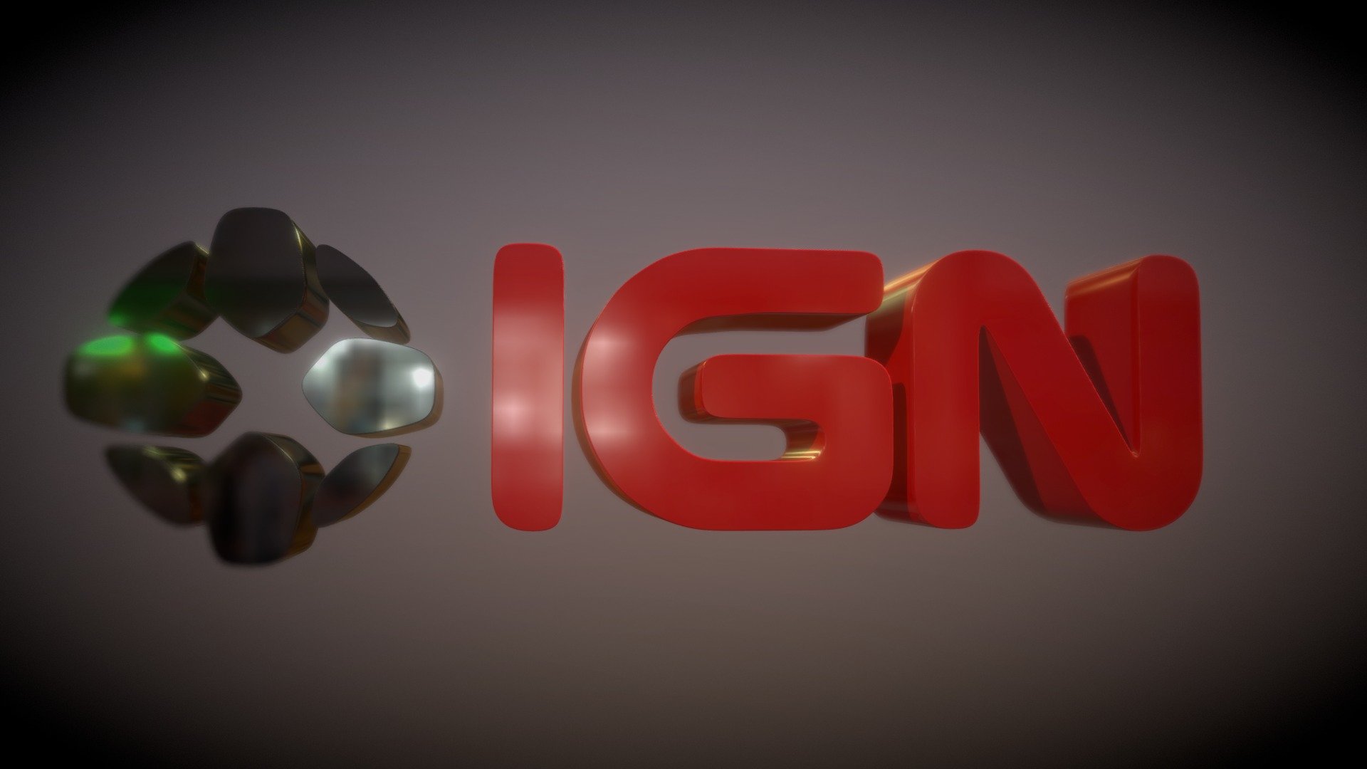 IGN Logo - 3D model by The Vaudeville Horror Show (@agarris8) [8b64a87 ...