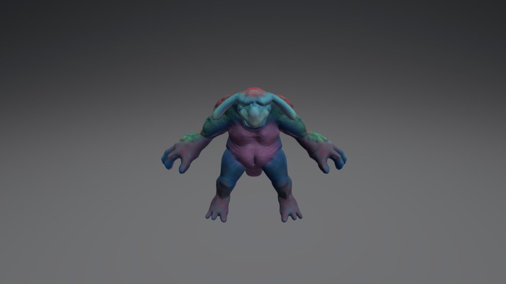 Troll Low Poly - 3D model by beatrizrovazquez [8b66422] - Sketchfab